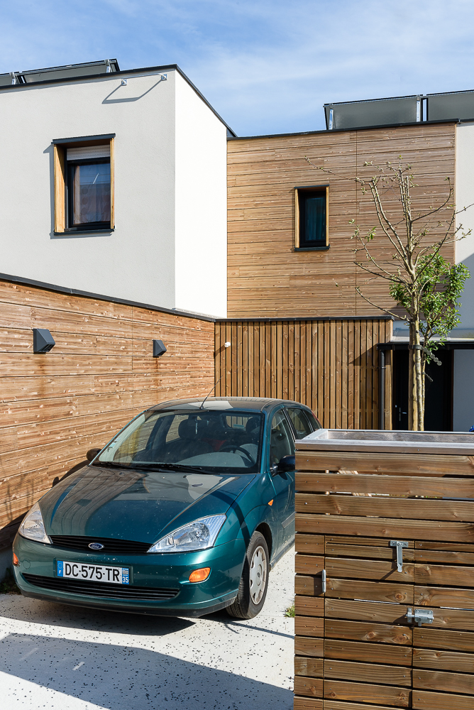 Paul Bouet Architecte, maisons en bande, Mordelles (35) - INTERVALphoto